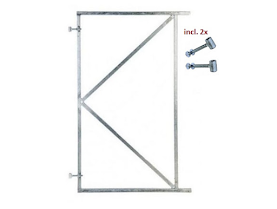 IJzeren deurframes van HOUT in de TUIN maken uw tuindeur solide ...