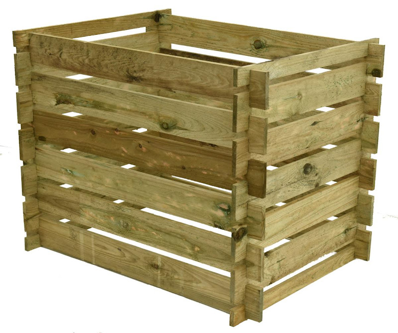 Compostsilo grenen 70x100x70cm geïmpregneerd. | Houtindetuin.nl