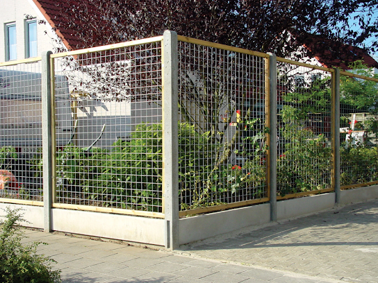 Gaaspaneel met geïmpregneerde houten rand 1.8 meter hoog | Houtindetuin.nl