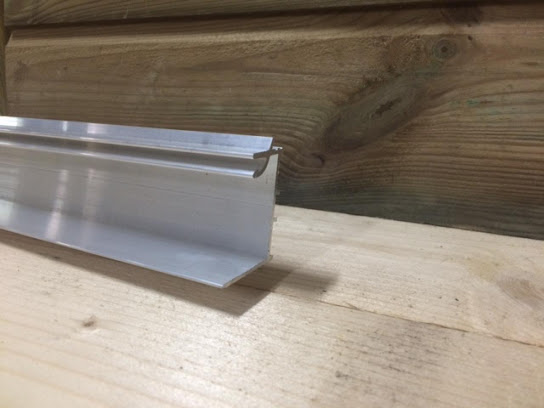 Muurprofiel aluminium voor polycarbonaat 16 mm – per meter ...